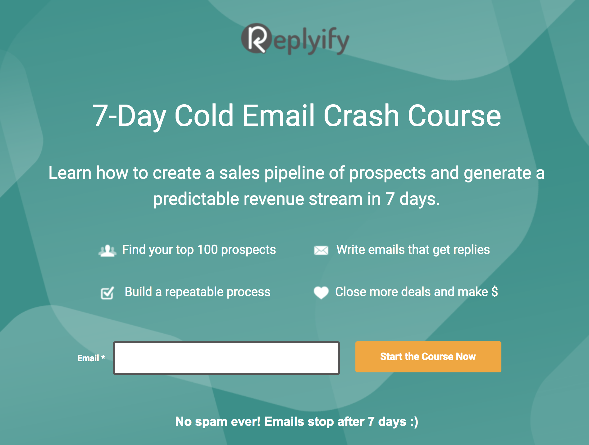 7 Day Cold Email Crash Course [FREE] - Replyify Blog